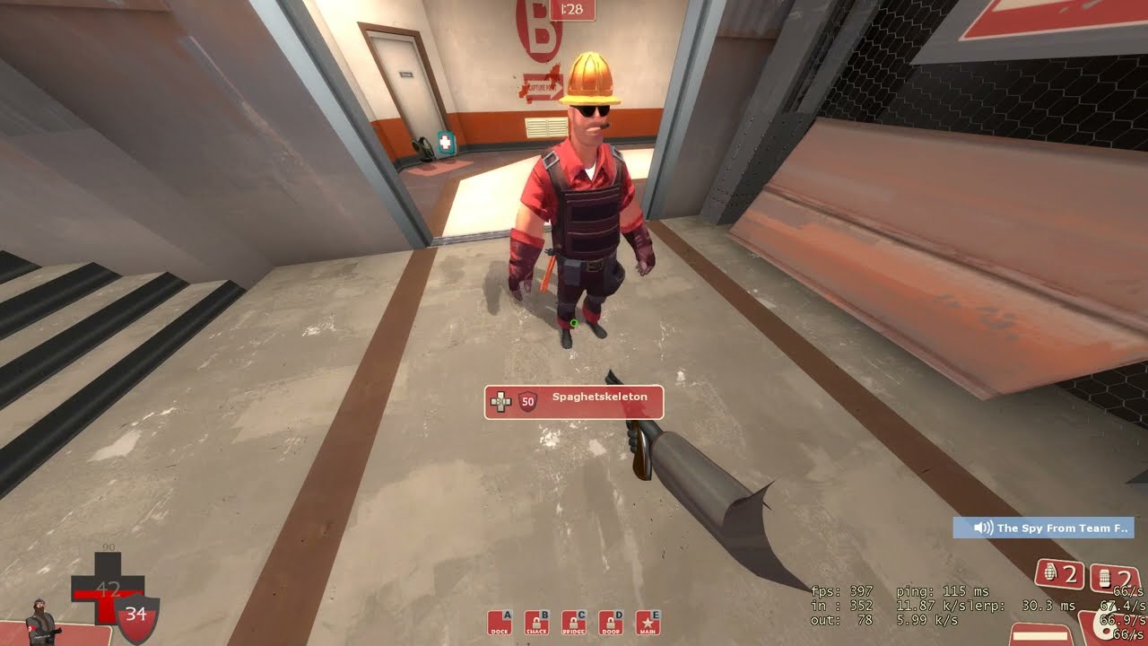 (Pre-Fortress 2) T-Pose Engineer Spinning While American Music Plays ...