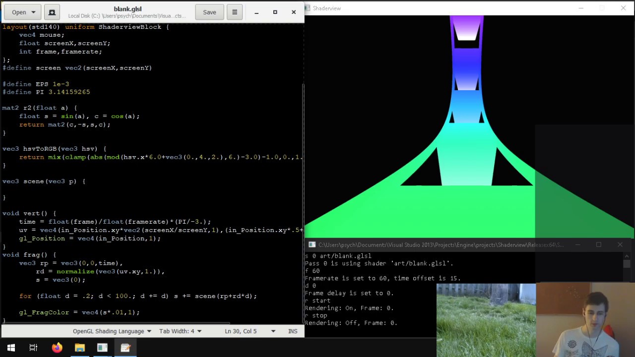 Daily Procedural GLSL Art(May 5 2020 Live Stream) - YouTube