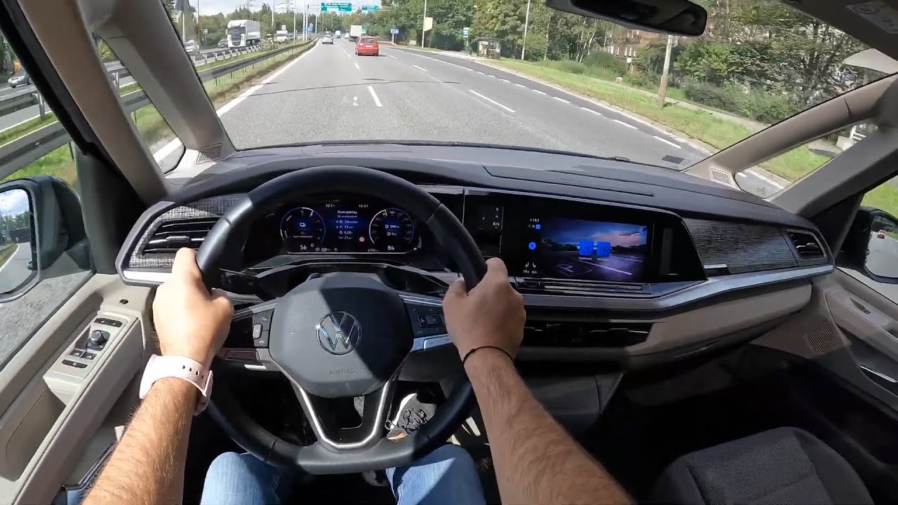 2022 Volkswagen Multivan T7 - POV Test Drive - YouTube