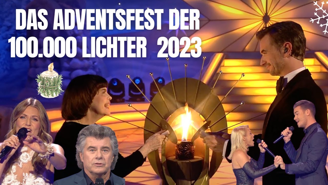 Das Adventsfest der 100.000 Lichter 2023 mit Andrea Berg, Roland Kaiser ...