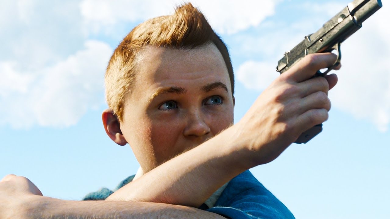 One Bullet Scene | The Adventures of Tintin (2011) | Movie Clip - YouTube