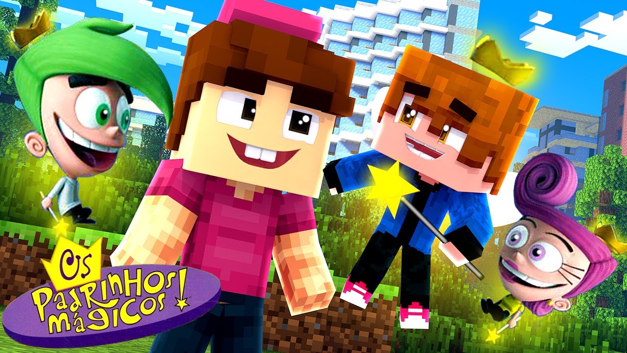 Minecraft - Who's Your Family? O FILHO DE COSMO E WANDA ! OS PADRINHOS ...