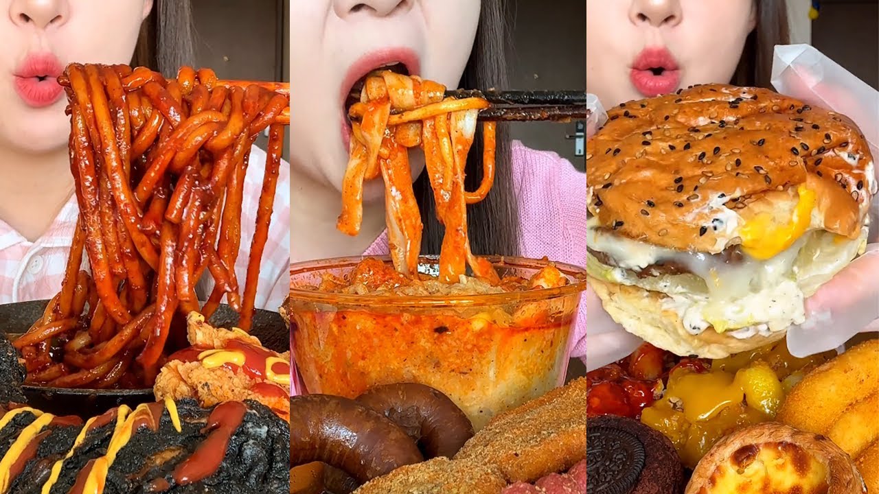 Food often solves 80% of the troubles#eating #foodie #mukbang #collection - YouTube