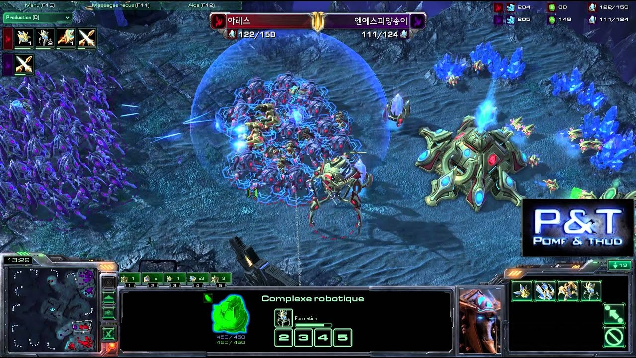 (HD390) Red vs Purple - PvP - Starcraft 2 Replay [FR] - YouTube