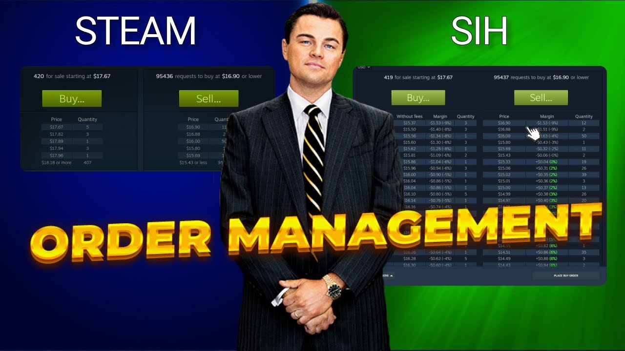 Trading in Steam | Market analysis | How to read the order stack - YouTube