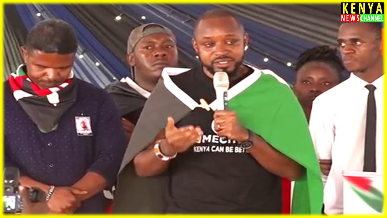 Boniface Mwangi in TEARS at Burial of Rex Kanyike Masai after Gen Z ...