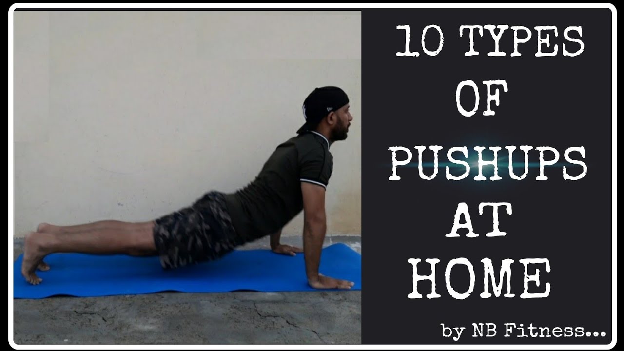 10 Types of PUSHUPS | Pushup Variation - YouTube