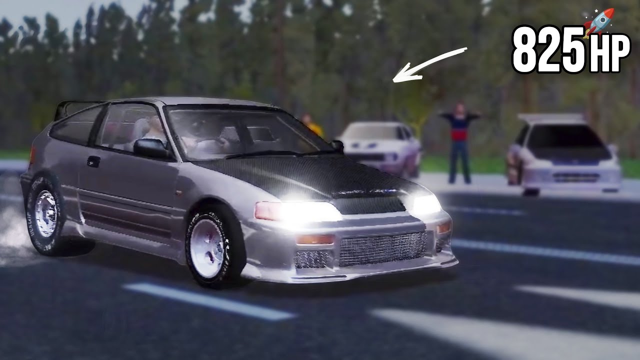 ACERTEI O CRX SUPERCHARGER DE ARRANCADA! (825HP) 🚀 | SLRR Injected #4 ...