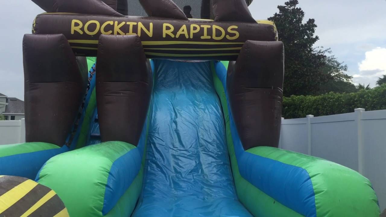 26' Rockin Rapids Water Slide - YouTube