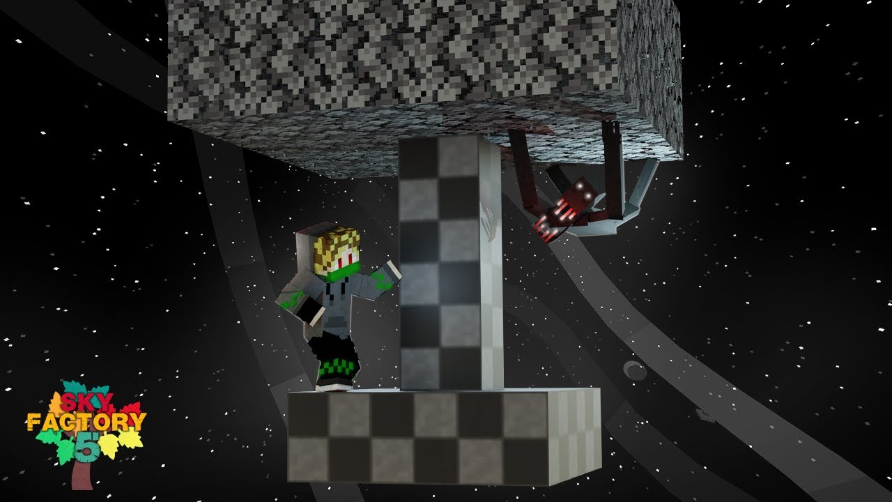 I made Minecraft Sky Factory A HORROR Game - YouTube