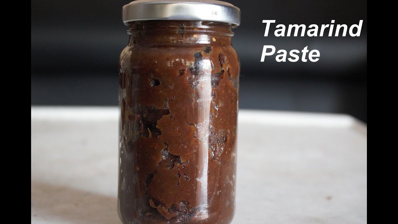 Cooker tamarind paste | how to make tamarind paste for ready use - YouTube