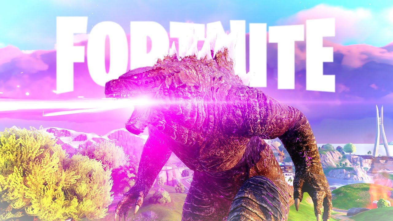 THE FORTNITE GODZILLA CHALLENGE - YouTube