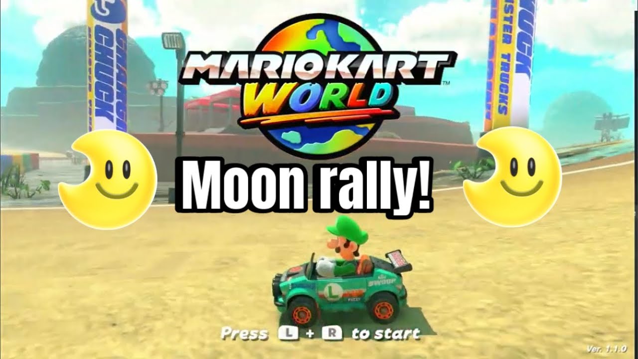 Mario Kart World - Knockout Tour - Moon Rally 150cc - Full Race ...