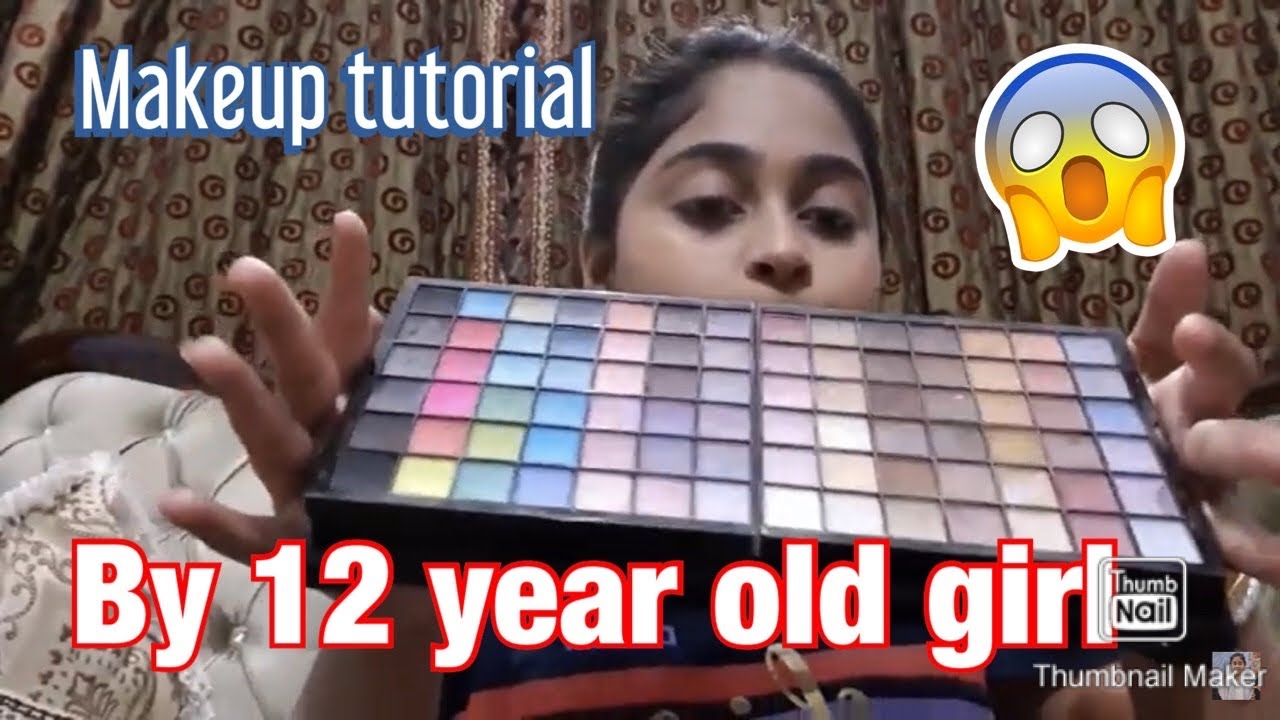 Makeup Tutorial by 12 year old girl - YouTube