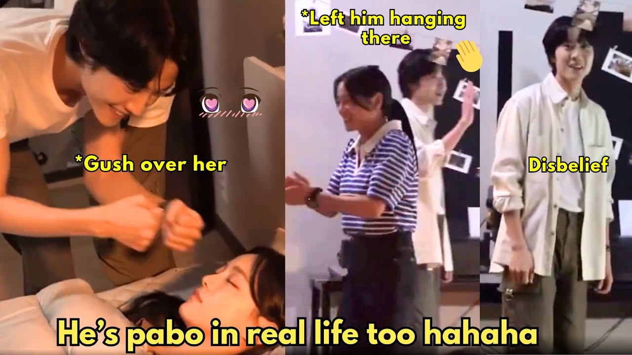 The way Jongwon witness Kim Sejeong fall asleep on set ️ Sejeong hitting Jongwon for the 100th ...