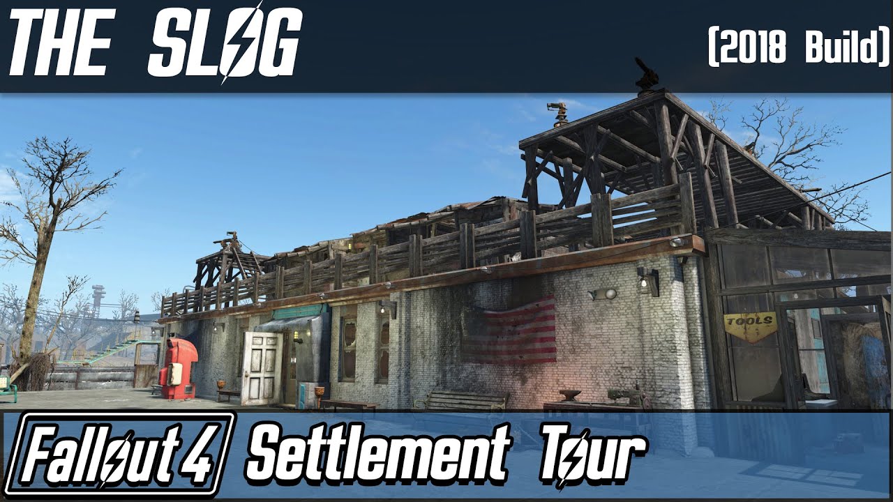 Fallout 4 (PC) | The Slog (Full Settlement Tour) [2018 Build] - YouTube