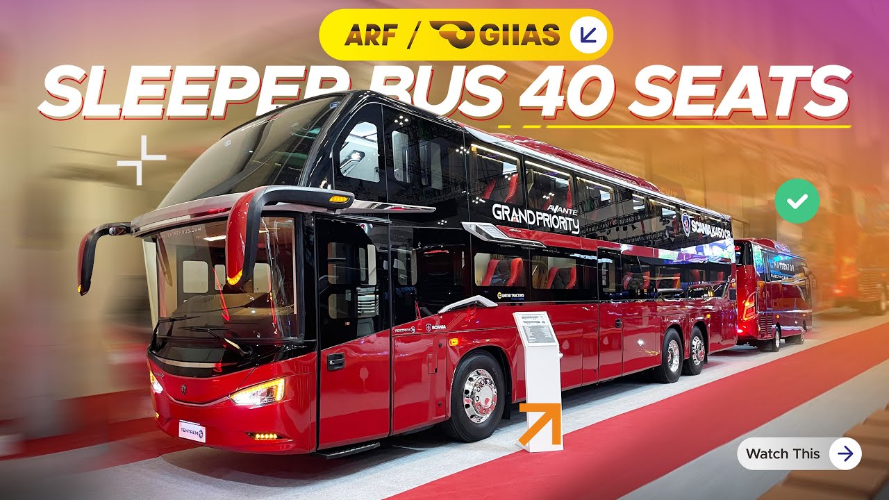 Inovasi SLEEPER BUS Terbaru Karoseri TENTREM !! AVANTE H9 GRAND ...