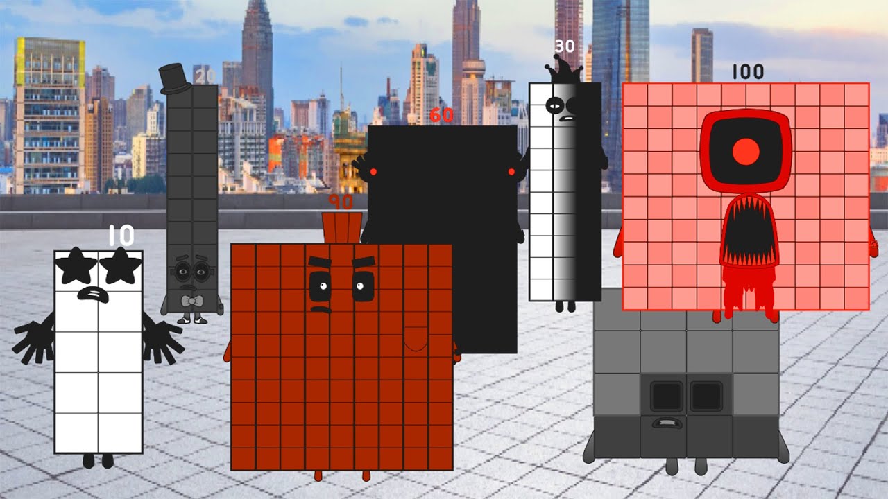 Uncannyblocks Band Massive Different Remastered Tens 10 100 - YouTube