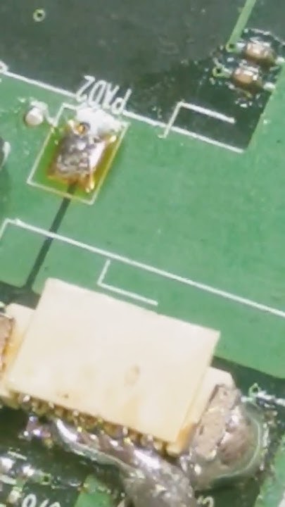 Remove FPC connecter using low melt solder - YouTube