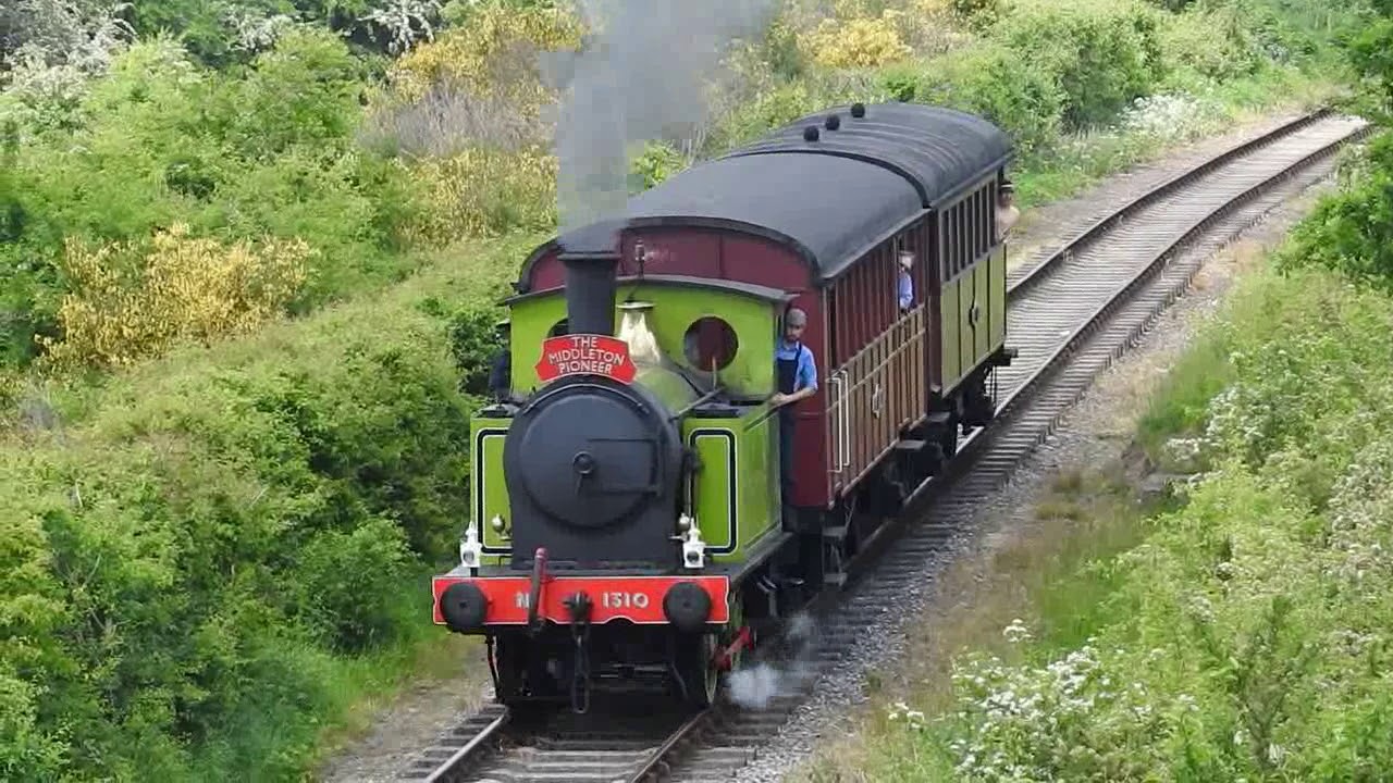 NER Y7 0-4-0T No.1310 at the Middleton Railway - YouTube