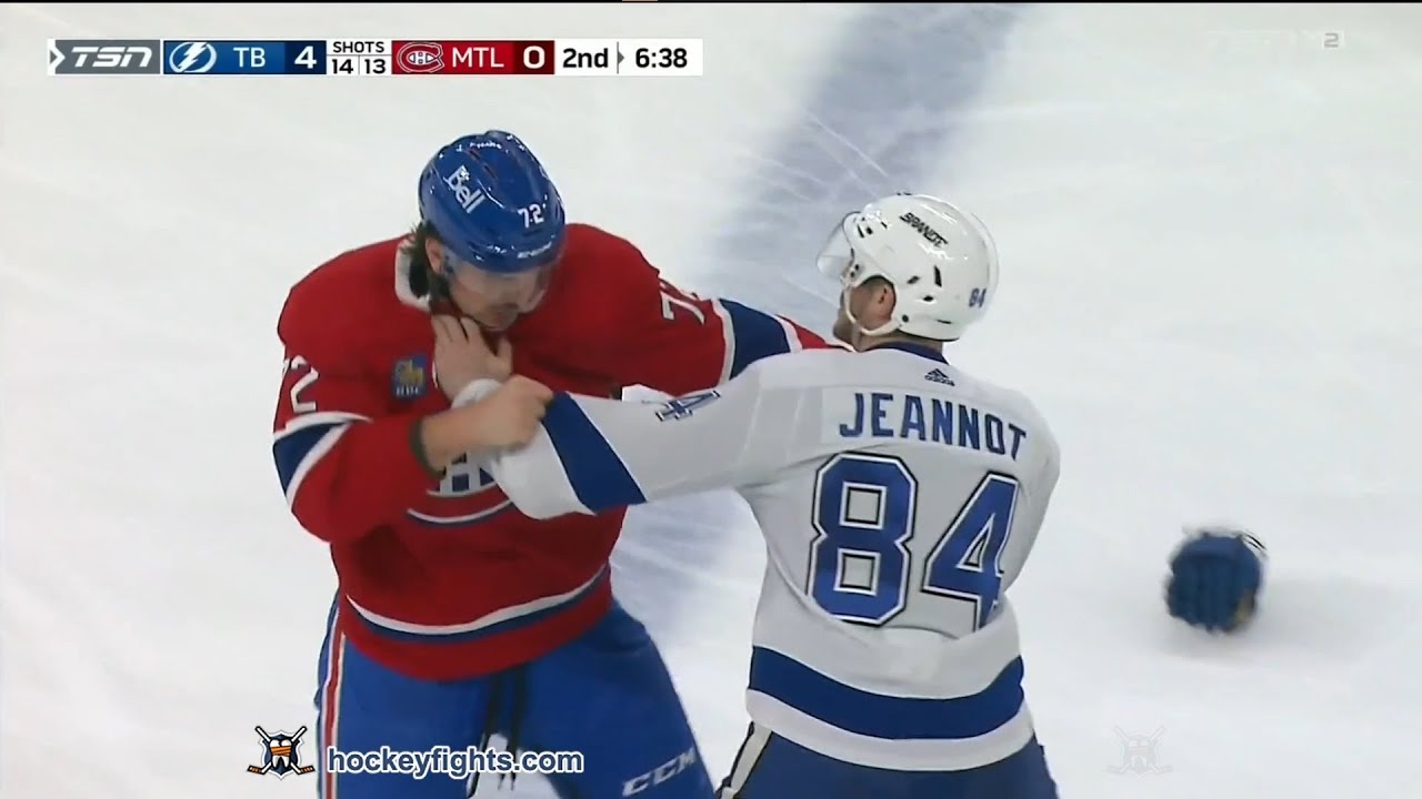 Tanner Jeannot vs Arber Xhekaj Nov 7, 2023 - YouTube