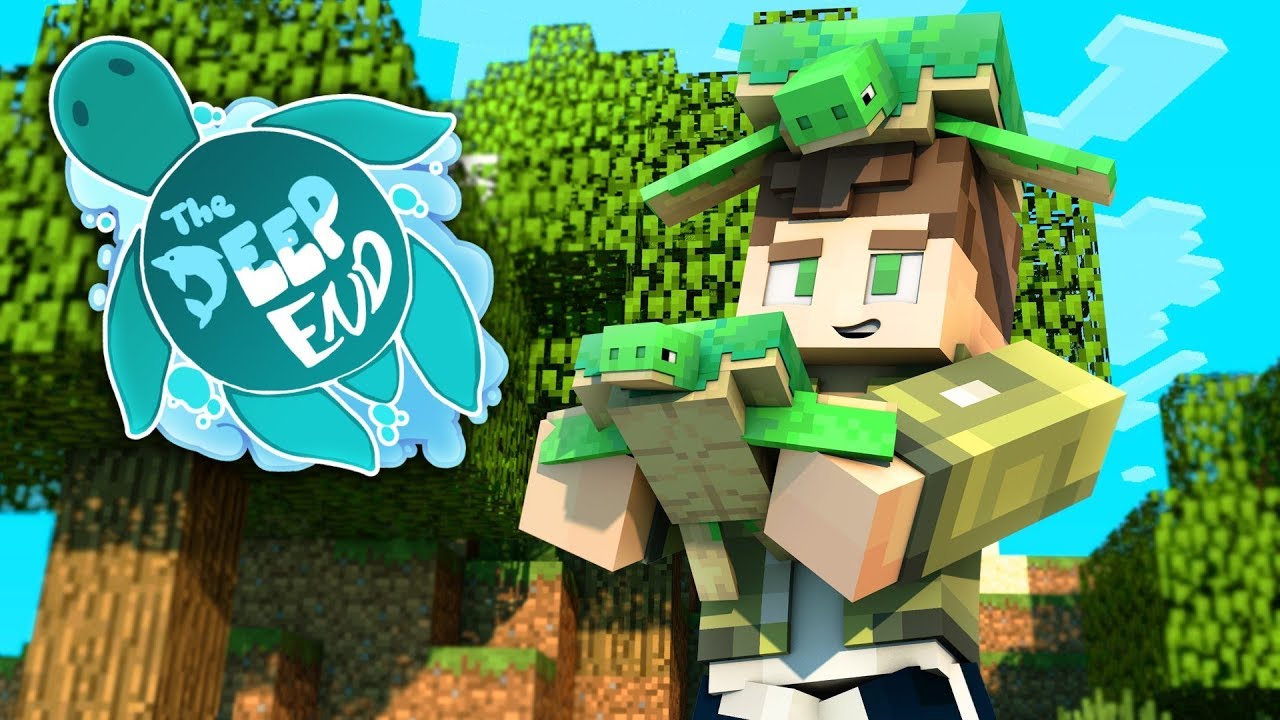 TURTLE CROSSING?! - - The Deep End Minecraft SMP Ep.6 - YouTube
