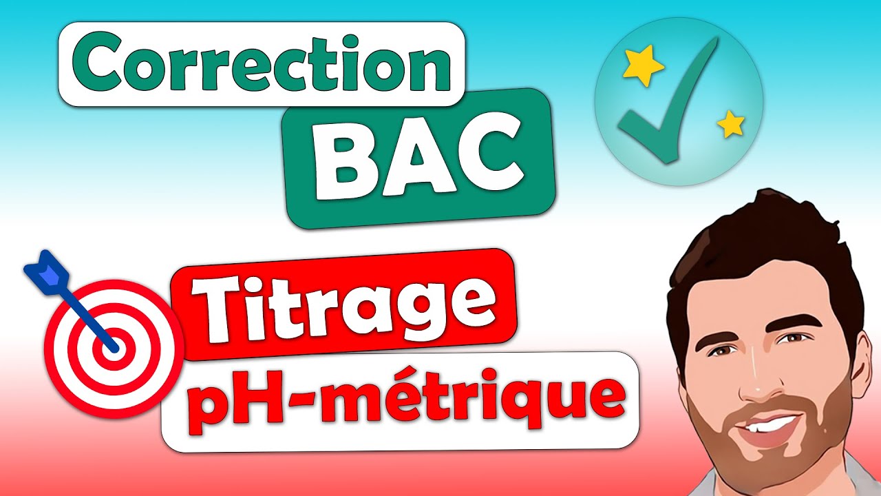 TITRAGE pH métrique - acide base 🎯 Correction BAC Terminale spécialité ...