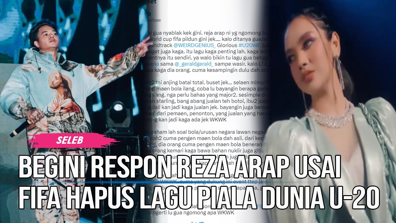 Reza Arap Ngamuk Usai FIFA Hapus Lagu 'Glorius' Soundtrack Piala Dunia ...
