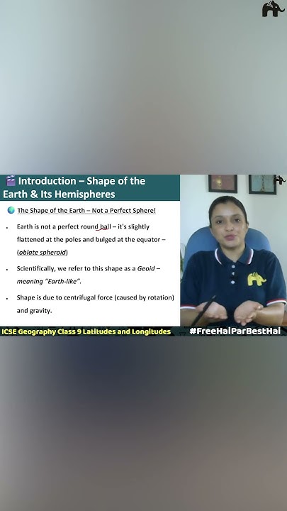 Earth has a waistline! 🌍 Learn why it's wider at the equator. # ...