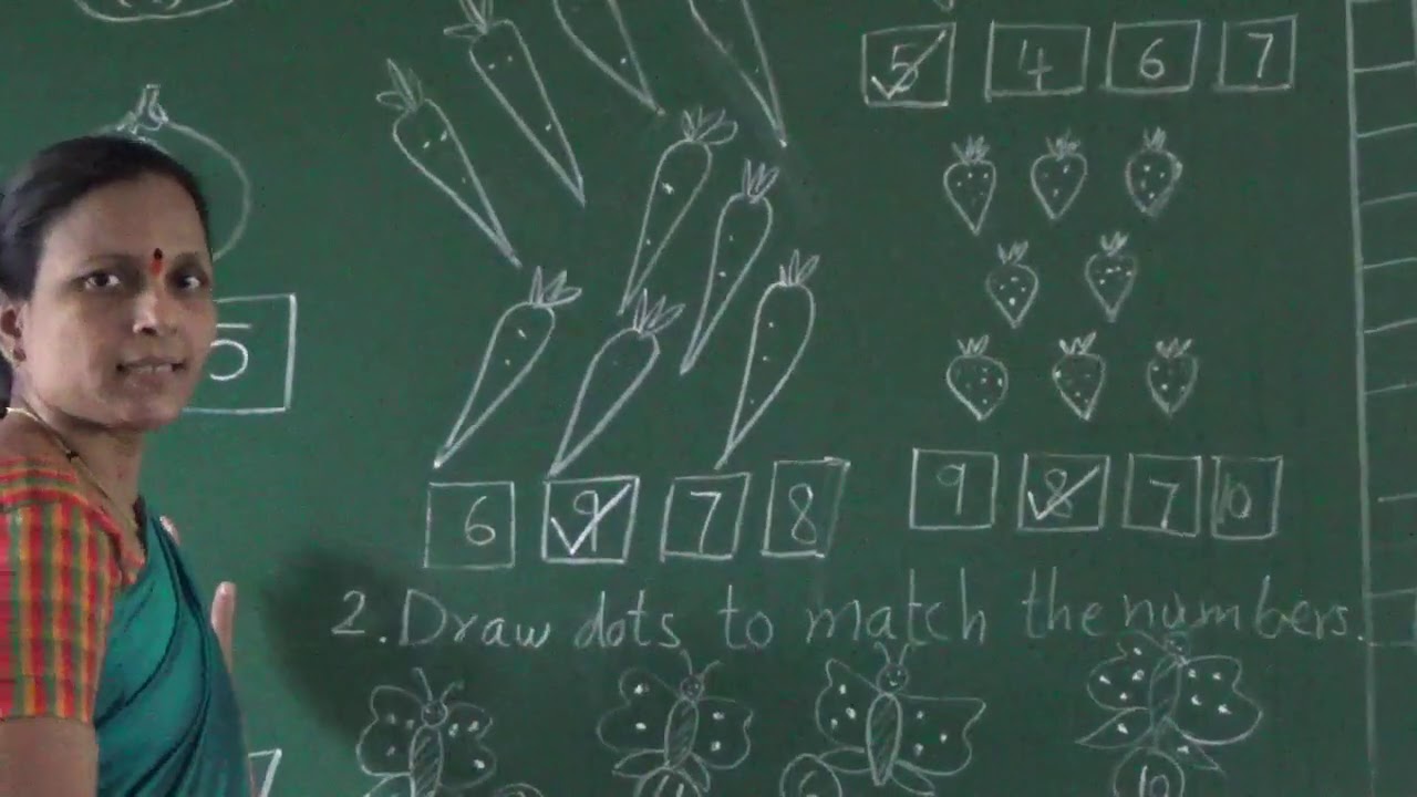 Class I Maths Tick The correct Numbers - YouTube