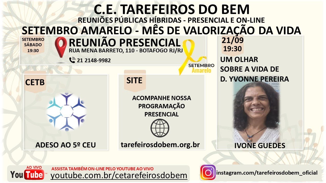 Um olhar sobre a vida de D. Yvonne Pereira - Palestrante: Ivone Guedes ...