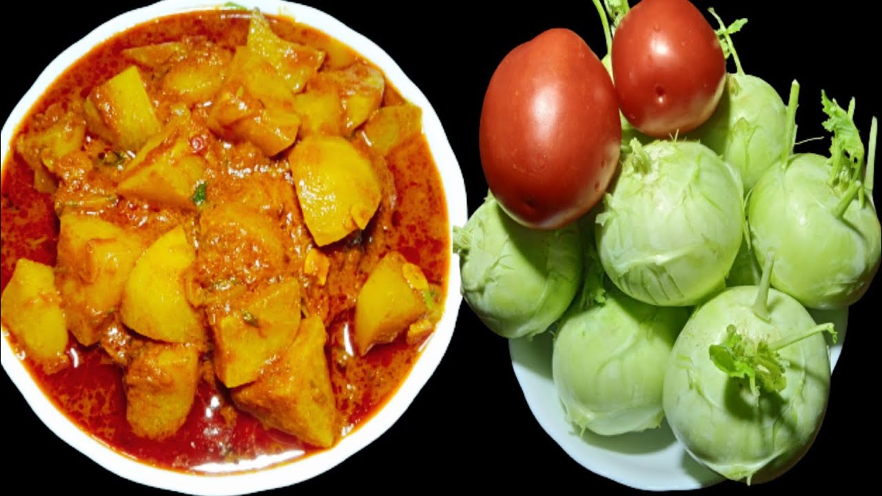 How To Cook Kohlrabi//Ganth Gobi Recipe//Indian Kohlrabi Recipe ...