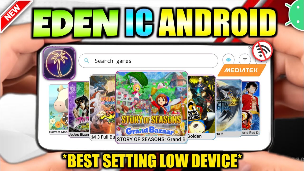 *NEW🔥 EDEN IC EMULATOR ANDROID | Set up & Setting Terbaik Buat Hp ...