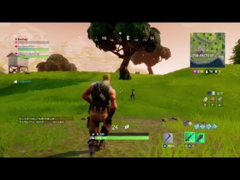 Teaming with an enemy player on fortnite - YouTube