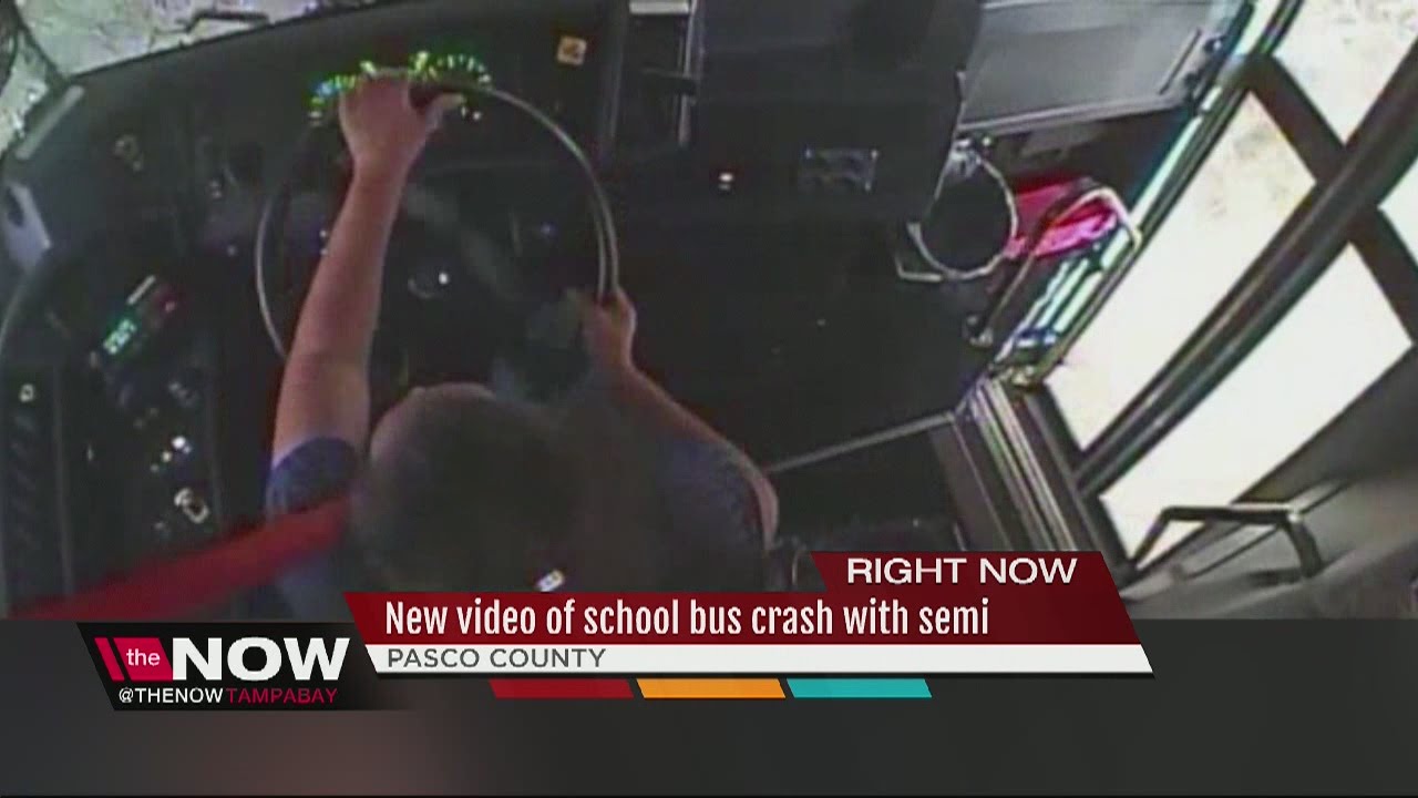 Startling video released from school bus vs. semi-truck crash in Pasco ...