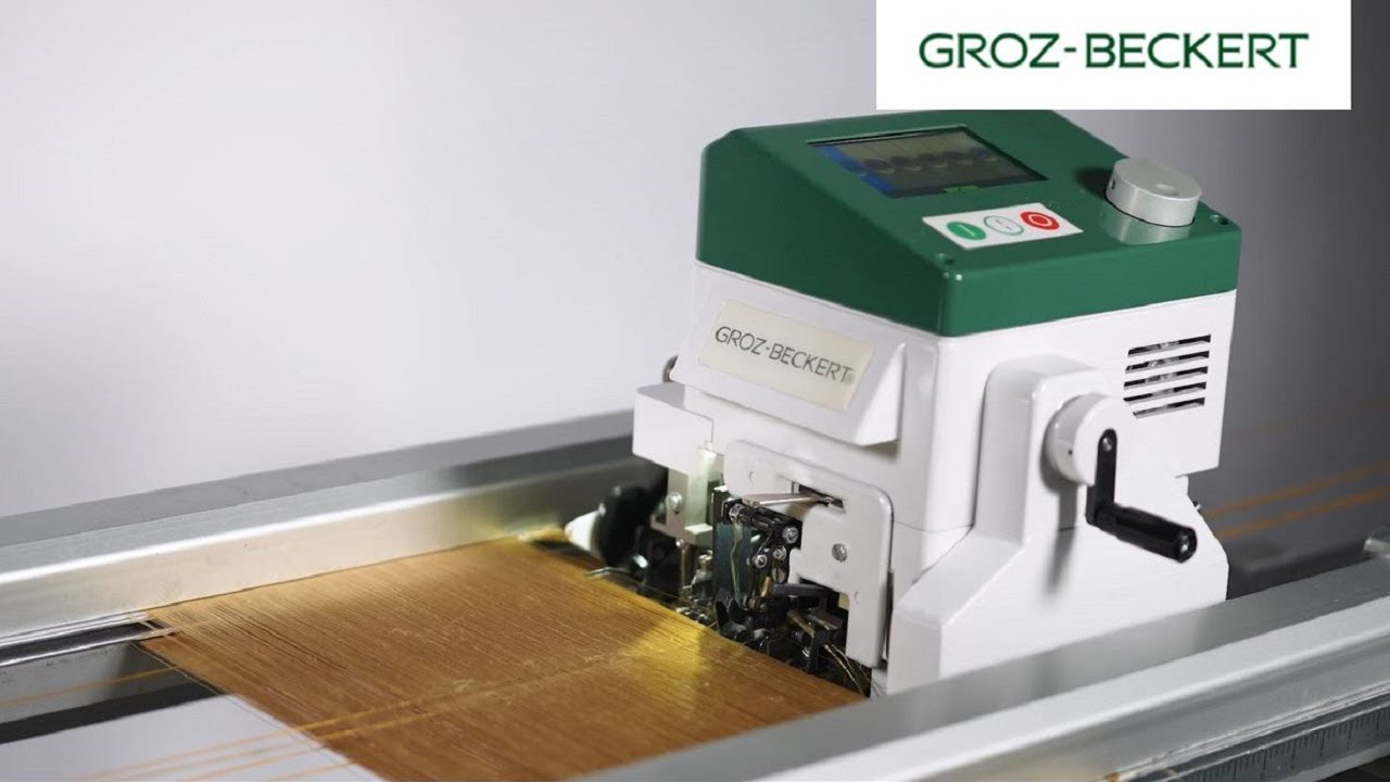 GROZ-BECKERT Tying Machine KnotMaster ZS/3 Aramid 300 dtex - YouTube