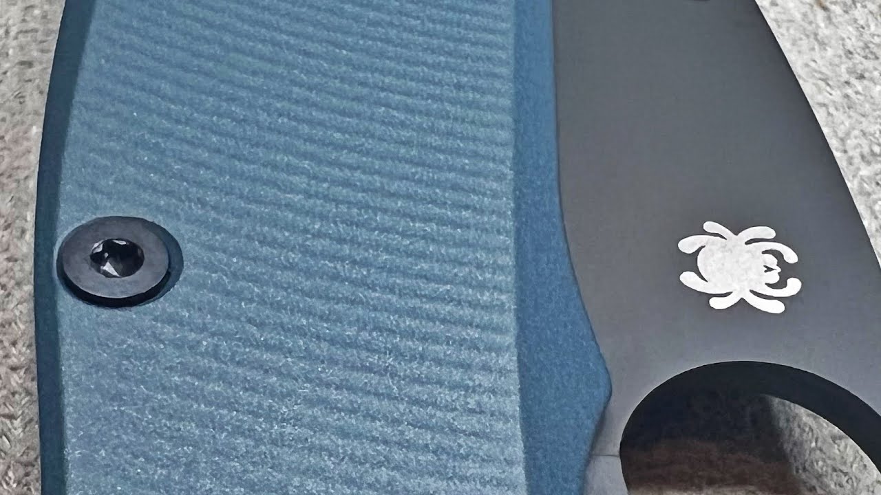 Applied Weapons Technology AWT Spyderco Manix 2 Scale Review - YouTube