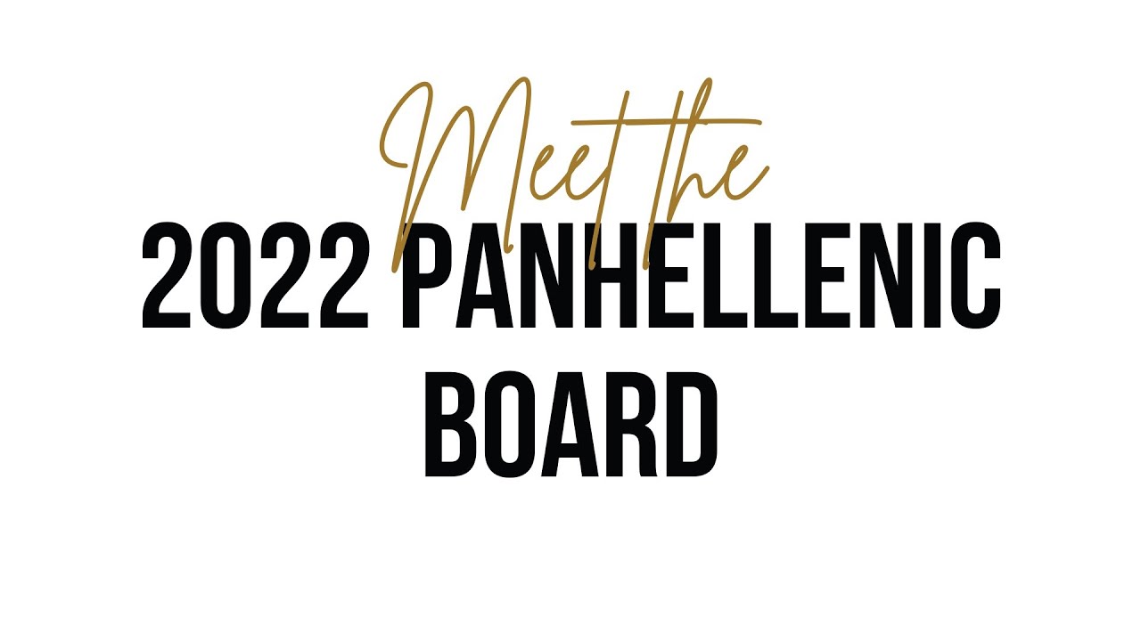 Meet the 2022 Purdue Panhellenic Board - YouTube