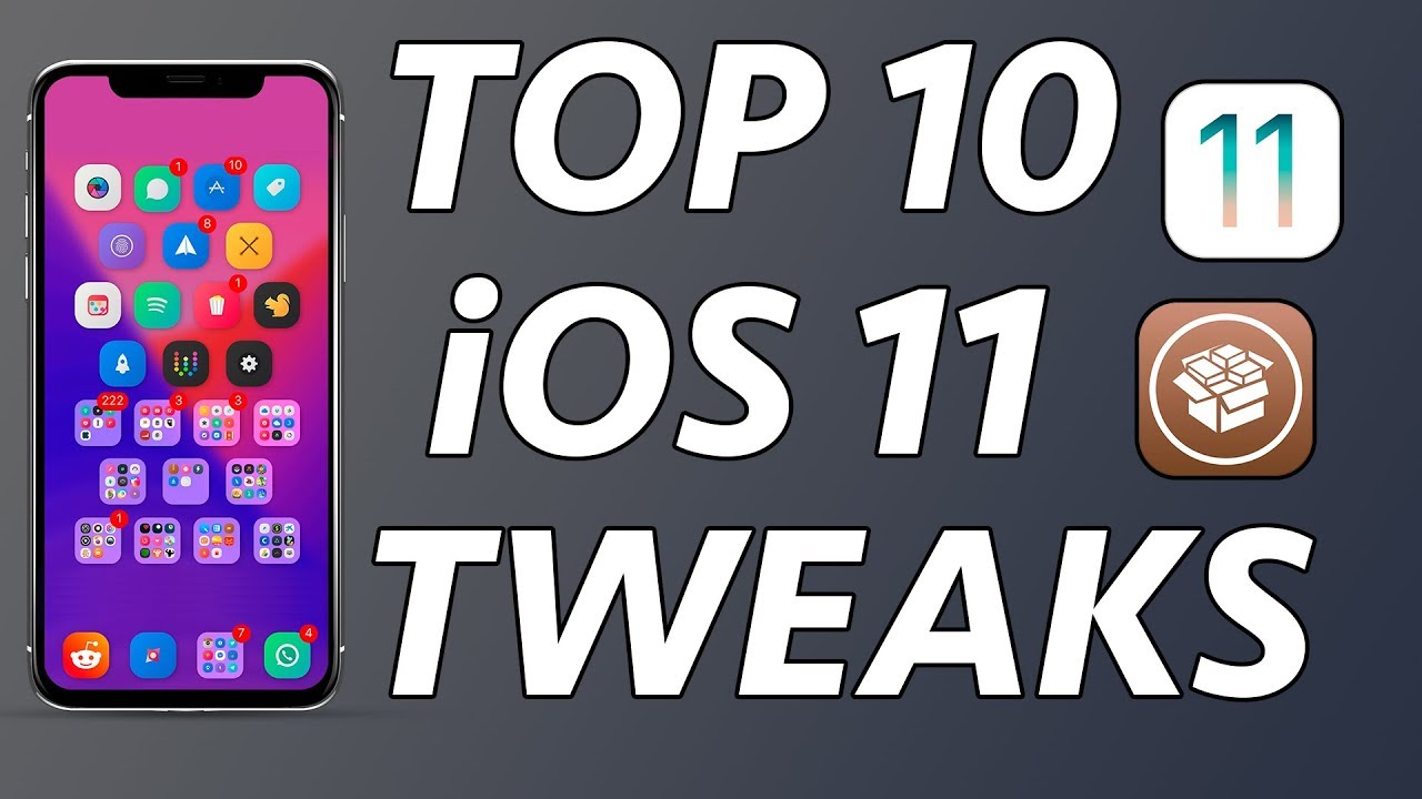 TOP 10 Mejores Tweaks para iOS 11 (#2) | TOP 10 Best Tweaks for iOS 11 ...