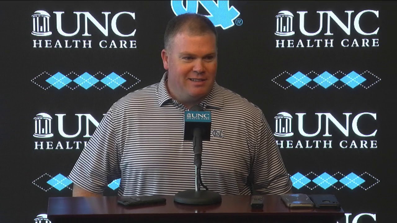 UNC Football: Jay Bateman Press Conference 090919 - YouTube