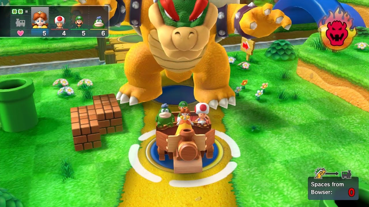 Mario Party 10 Bowser Party #897 Daisy, Toad, Luigi, Spike Mushroom ...
