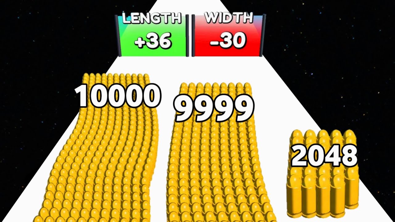 Butter Army Run vs 2048 Run 3D - ASMR Gameplay (All Level Games, New ...