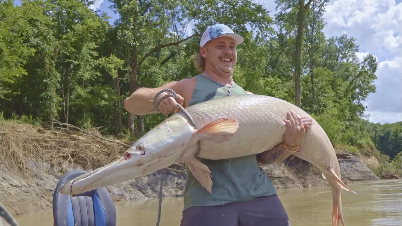 Texas alligator gar trip with hellcat revenge rods!! (Day 1) - YouTube