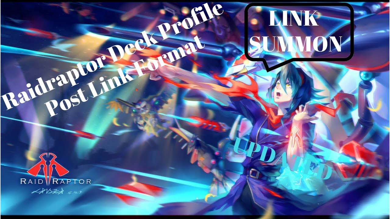 Raidraptor Link Format Deck Profile Update Post November 2017 Ban-list ...