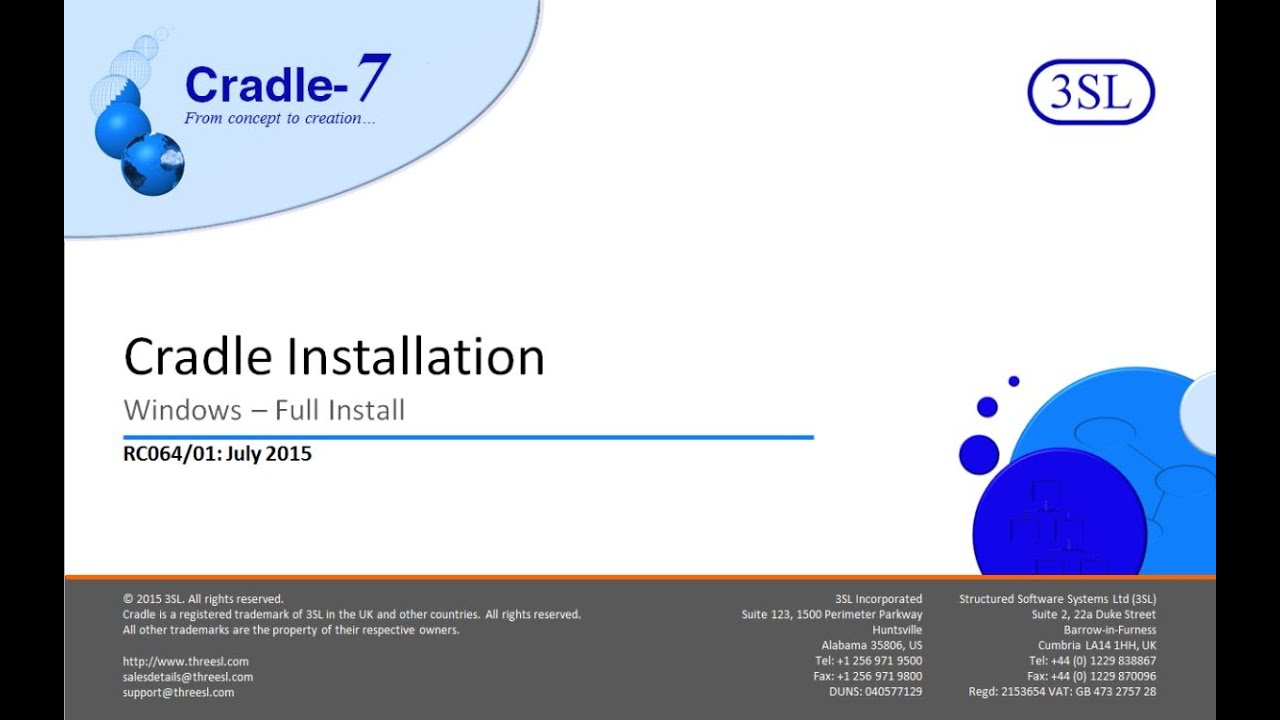 Full Cradle Installation on Windows - RC06401 - YouTube