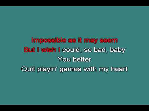 Backstreet Boys Quit Playin' Games with My Heart Backstreet Boys 1996 ...