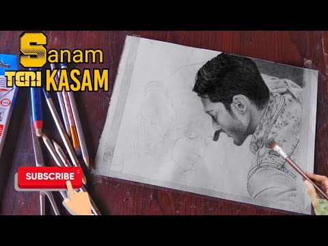 Sanam Teri Kasam drawing tutorial 🖌️ | how to draw Sanam Teri Kasam ...