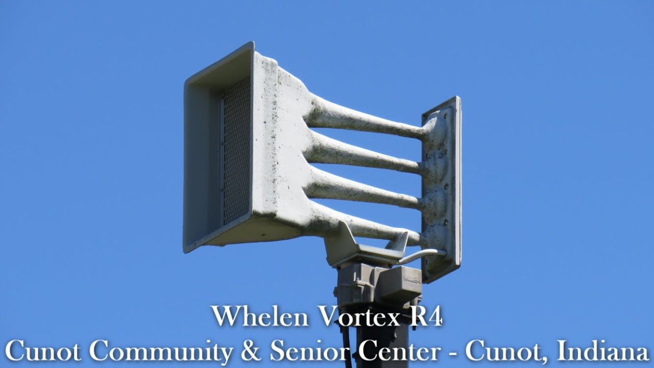 Whelen Vortex R4 Siren Test | Full Wail | Cunot, IN | 5/1/20 - YouTube