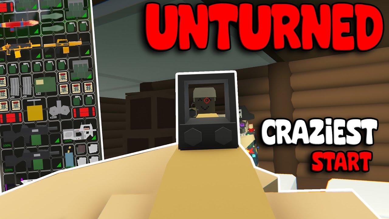 THE MOST CRAZY START IN UNTURNED (Unturned Survival) - YouTube