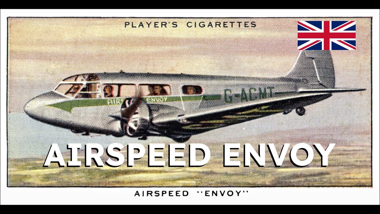 Airspeed Envoy - Elegant Art-Deco Airliner - YouTube